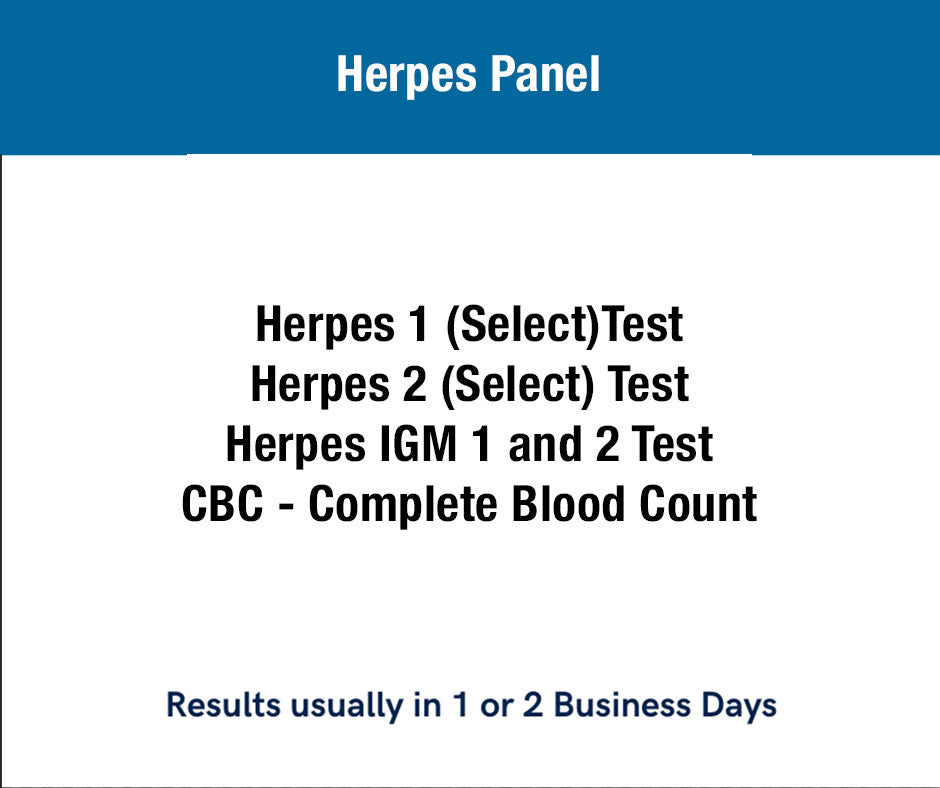 Herpes Panel HSV 1,2 & IgM Screening + CBC — RSC Health